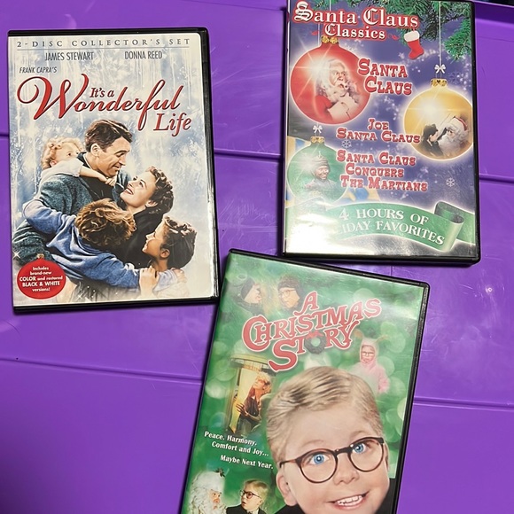 Media | Set Of 3 Christmas Dvds | Poshmark